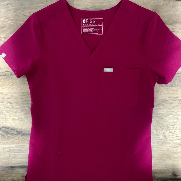 Figs | Tops | Figs Scrub Top Magenta Limited Edition Xxs | Poshmark